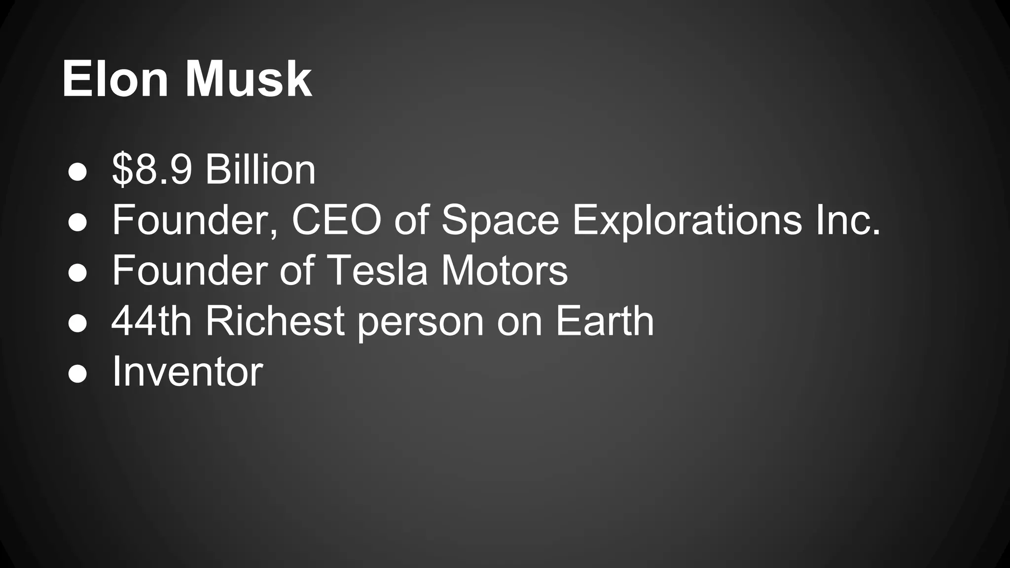 Tesla: Elon Musk and His Inventions | PPTX