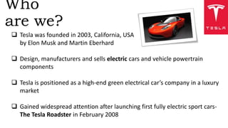 Tesla - Potential Market Expansion in India | PPTX