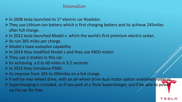 presentation on Tesla | PPTX