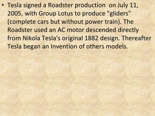 Tesla | PPTX | Automotive Industry | Industries
