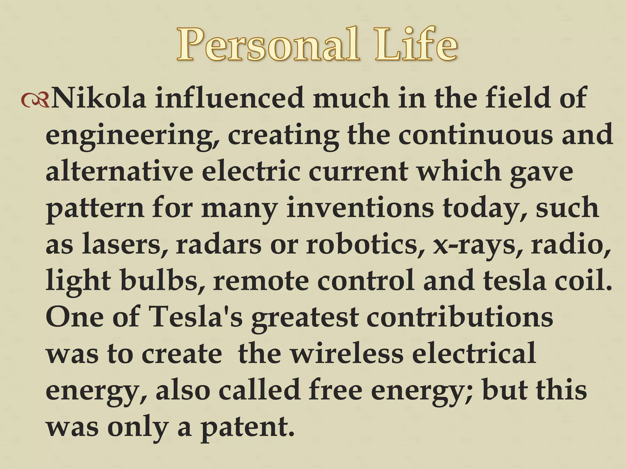 Nikola Tesla | PPTX