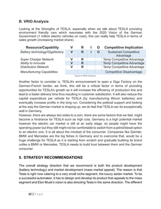 An Analysis of TESLA’s Strategy in Germany STRATEGIC MANAGEMENT | PDF