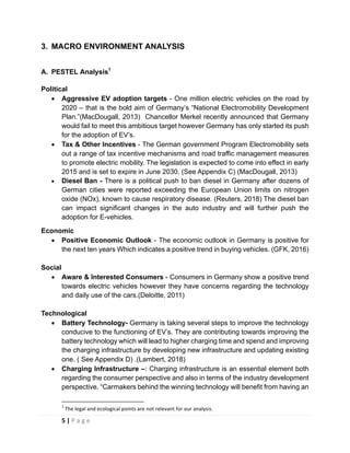 An Analysis of TESLA’s Strategy in Germany STRATEGIC MANAGEMENT | PDF