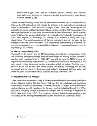 An Analysis of TESLA’s Strategy in Germany STRATEGIC MANAGEMENT | PDF