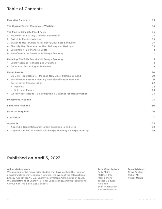 Tesla Master Plan Part-3 | PDF