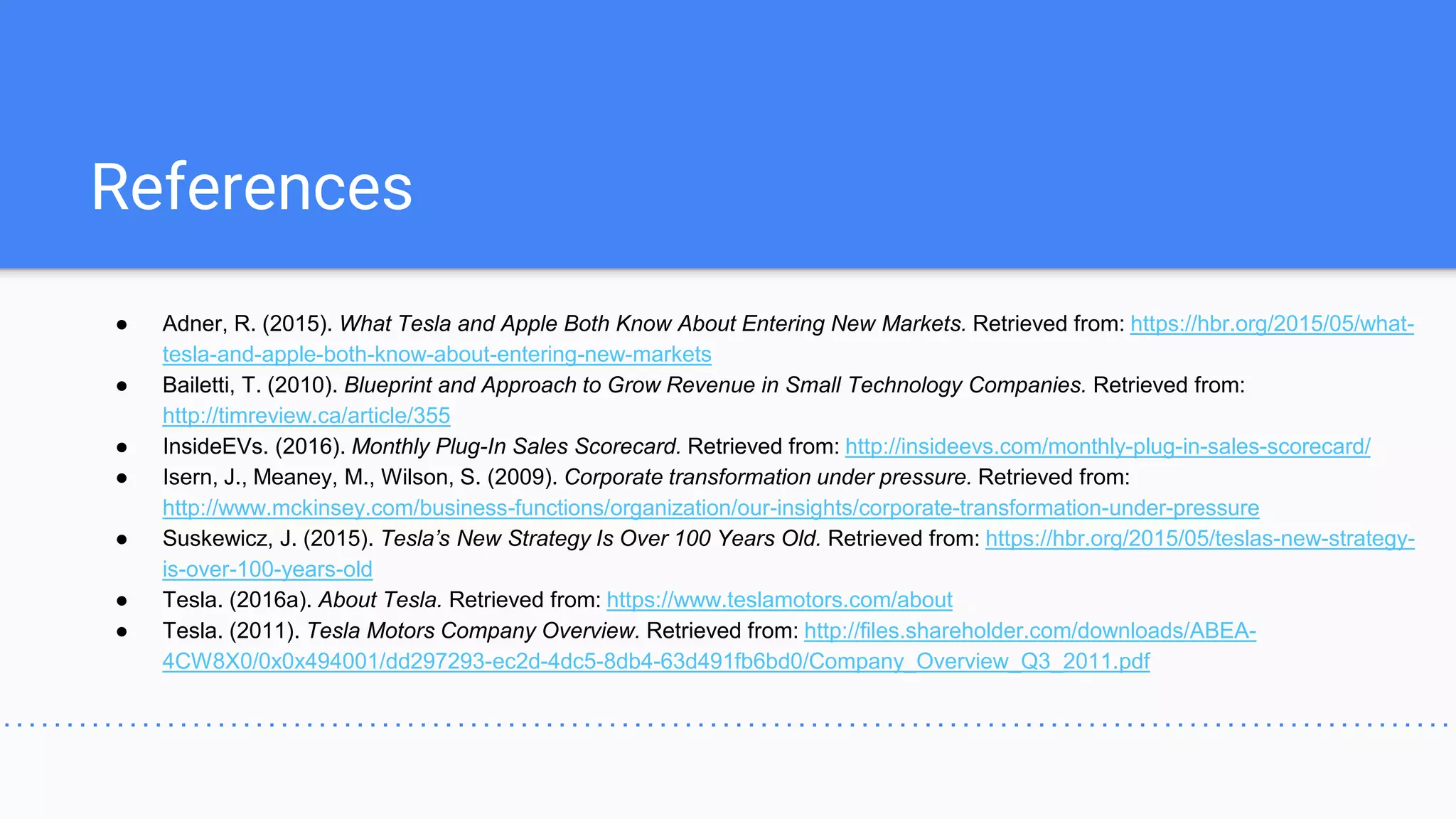 Tesla - strategic analysis of a company in transformation | PPTX