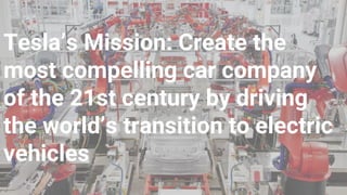 Tesla - strategic analysis of a company in transformation | PPTX