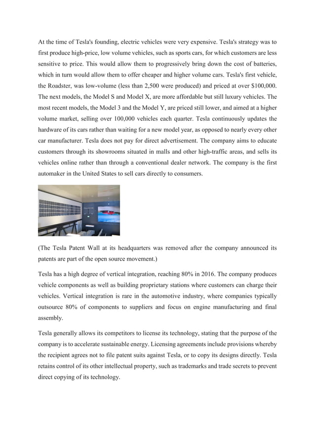 Tesla analysis of plc | PDF | Automotive Industry | Industries