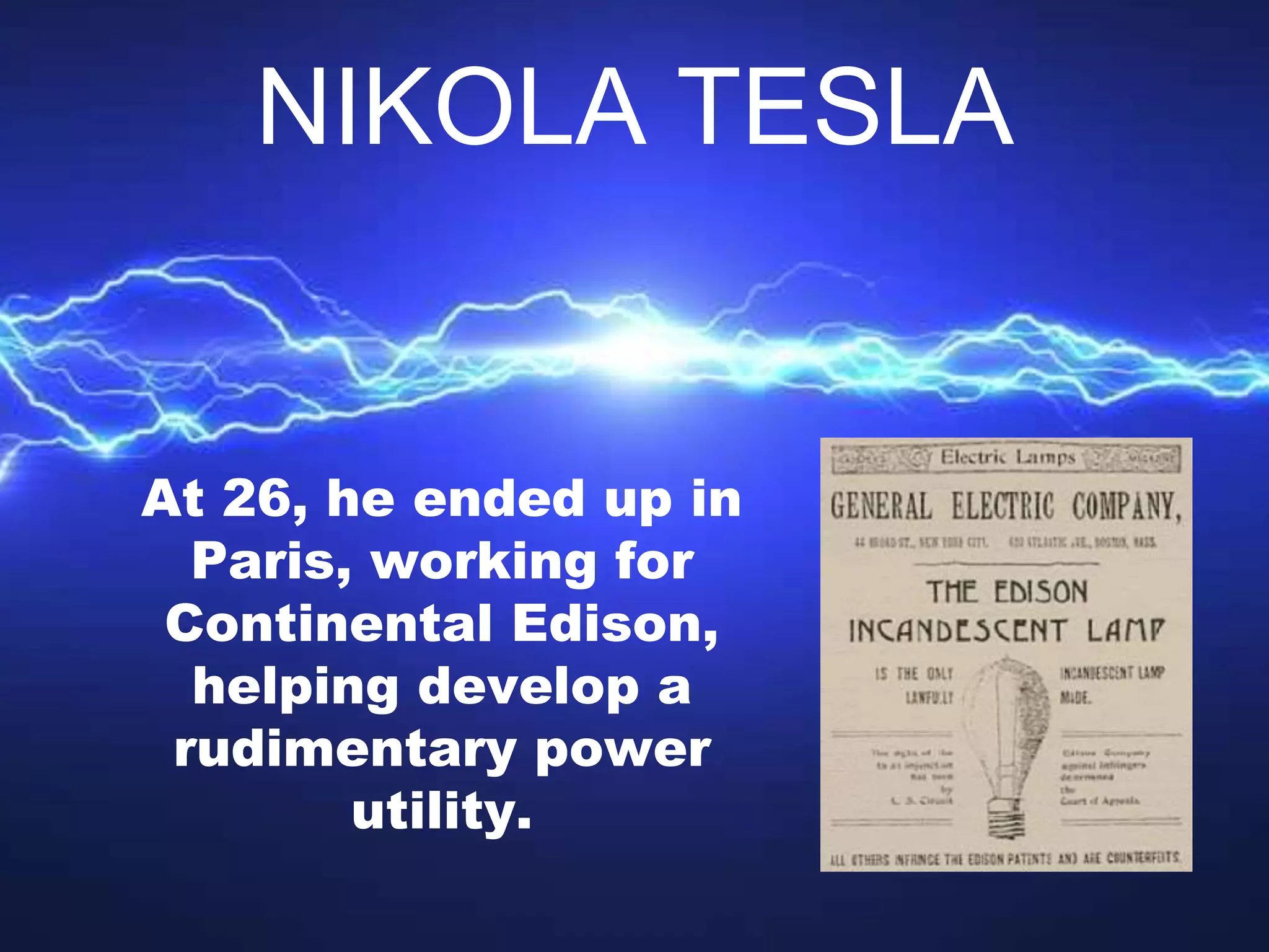 Who Was Nikola Tesla? Why is he important? | PPTX