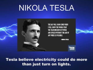 Who Was Nikola Tesla? Why is he important? | PPTX