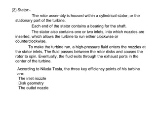 Tesla bladeless turbine | PPT