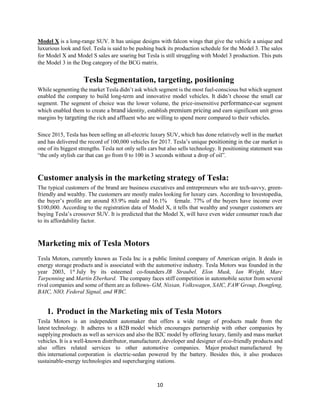 Tesla Marketing Strategy case study | PDF
