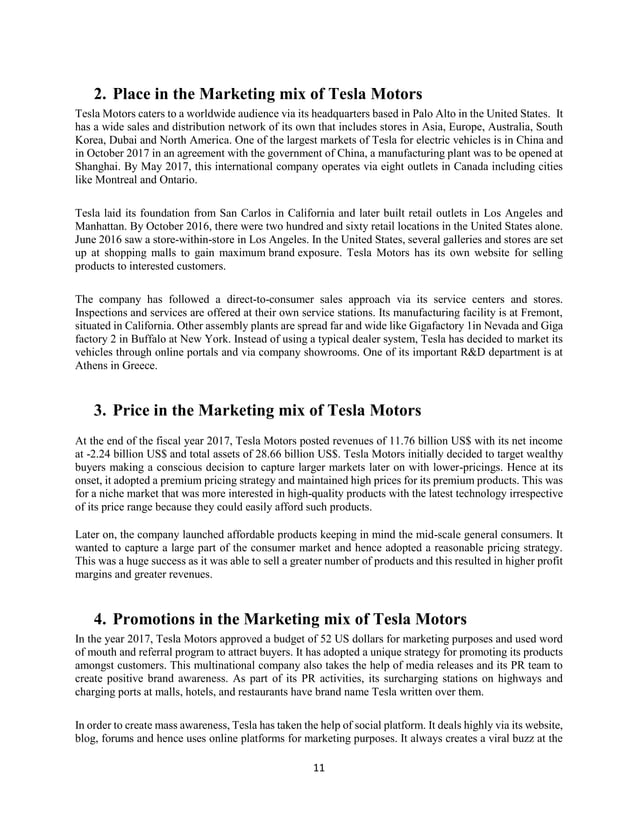 Tesla Marketing Strategy case study | PDF | Automotive Industry ...