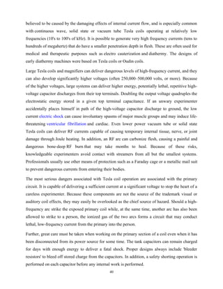 Design of Tesla coil - Report | DOC