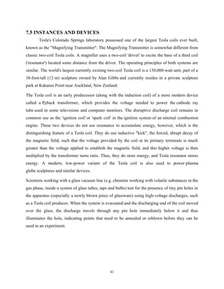 Design of Tesla coil - Report | DOC