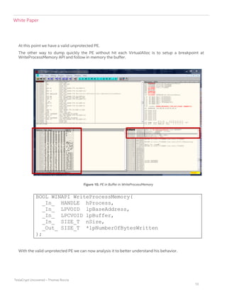 Ransomware Teslacrypt Uncovered - Malware Analysis | PDF