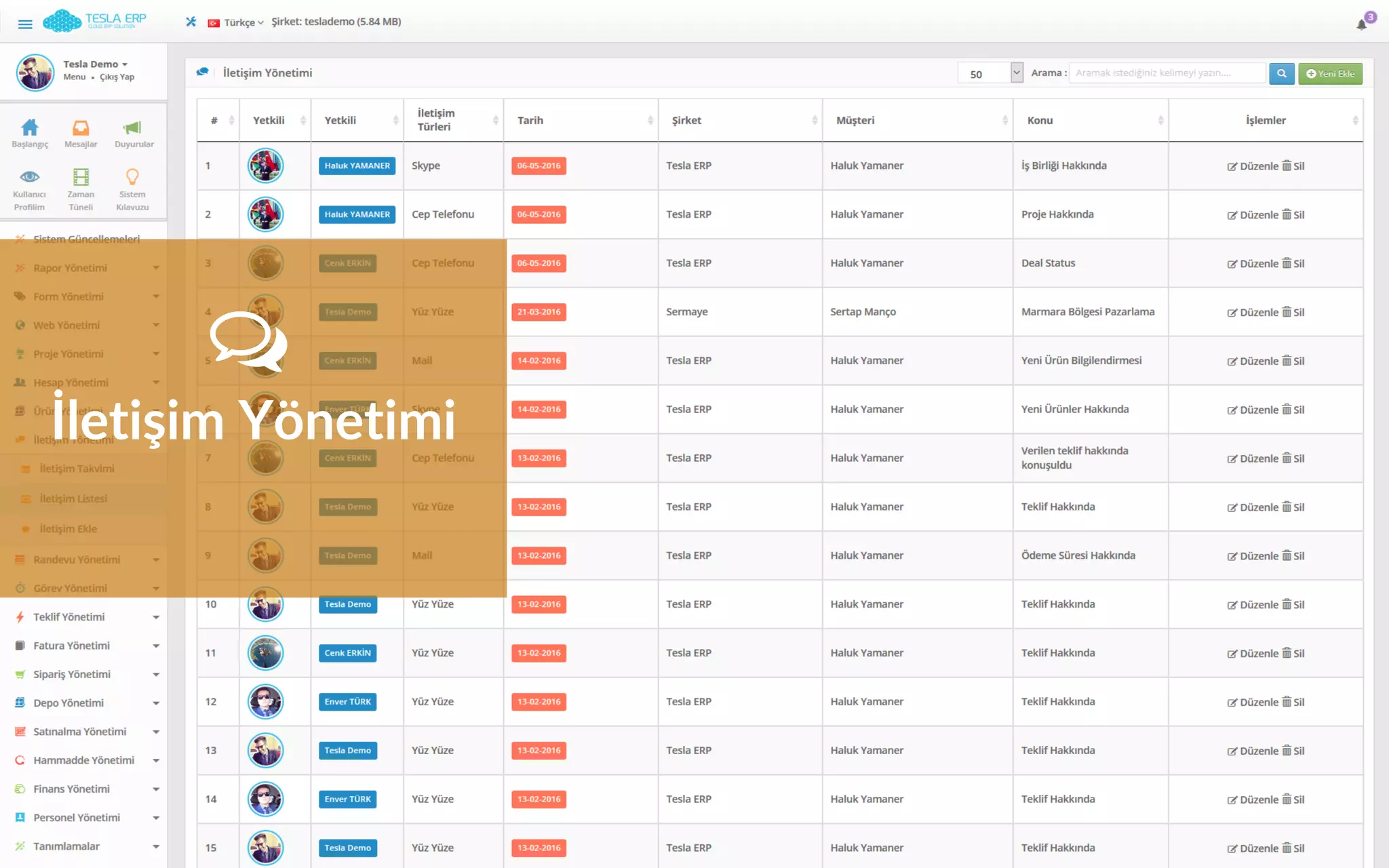 Tesla ERP - Tanıtım [2016] | PDF