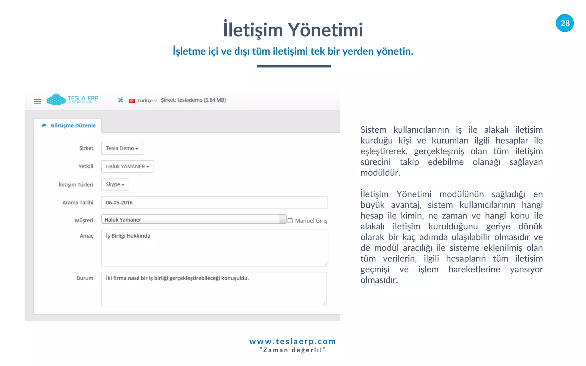 Tesla ERP - Tanıtım [2016] | PDF