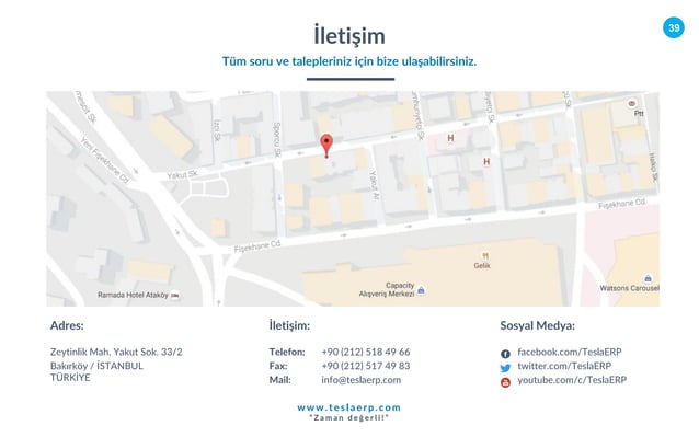 Tesla ERP - Tanıtım [2016] | PPT