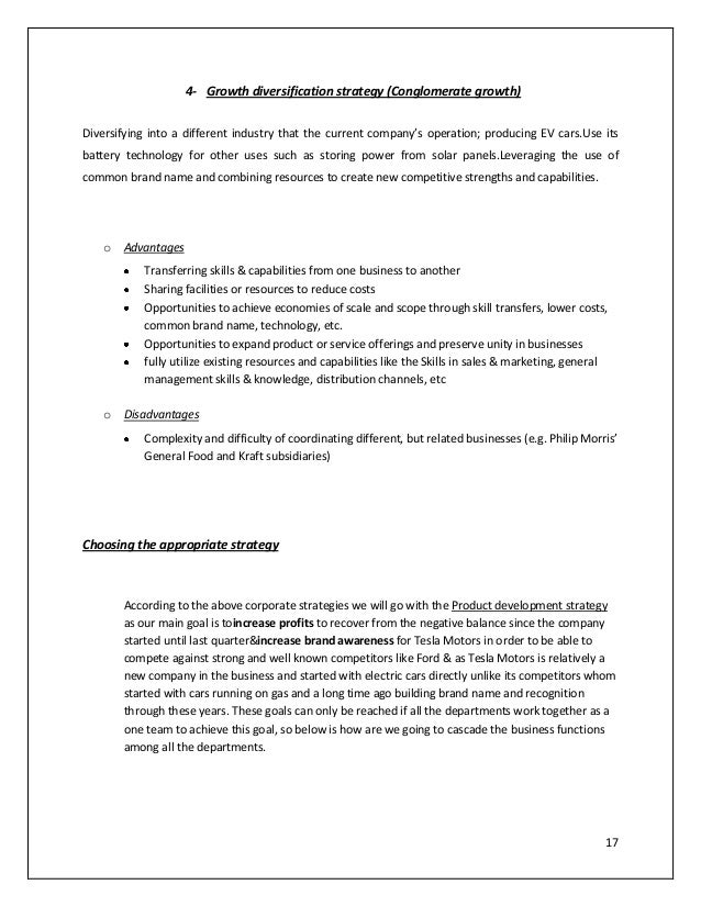 Tesla strategic management final