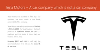 Marketing Positioning Tesla / Positioning a product | PPTX