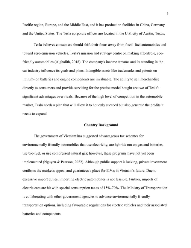 Tesla Final Report..docx | Automotive Industry | Industries