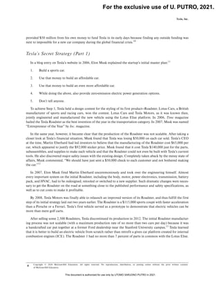Tesla background story for electric car case study | PDF
