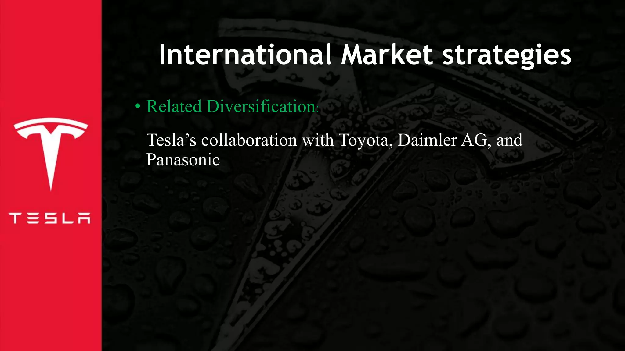TESLA: international business strategies | PDF