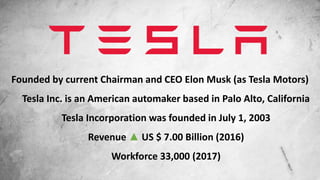 Tesla motors | PPTX