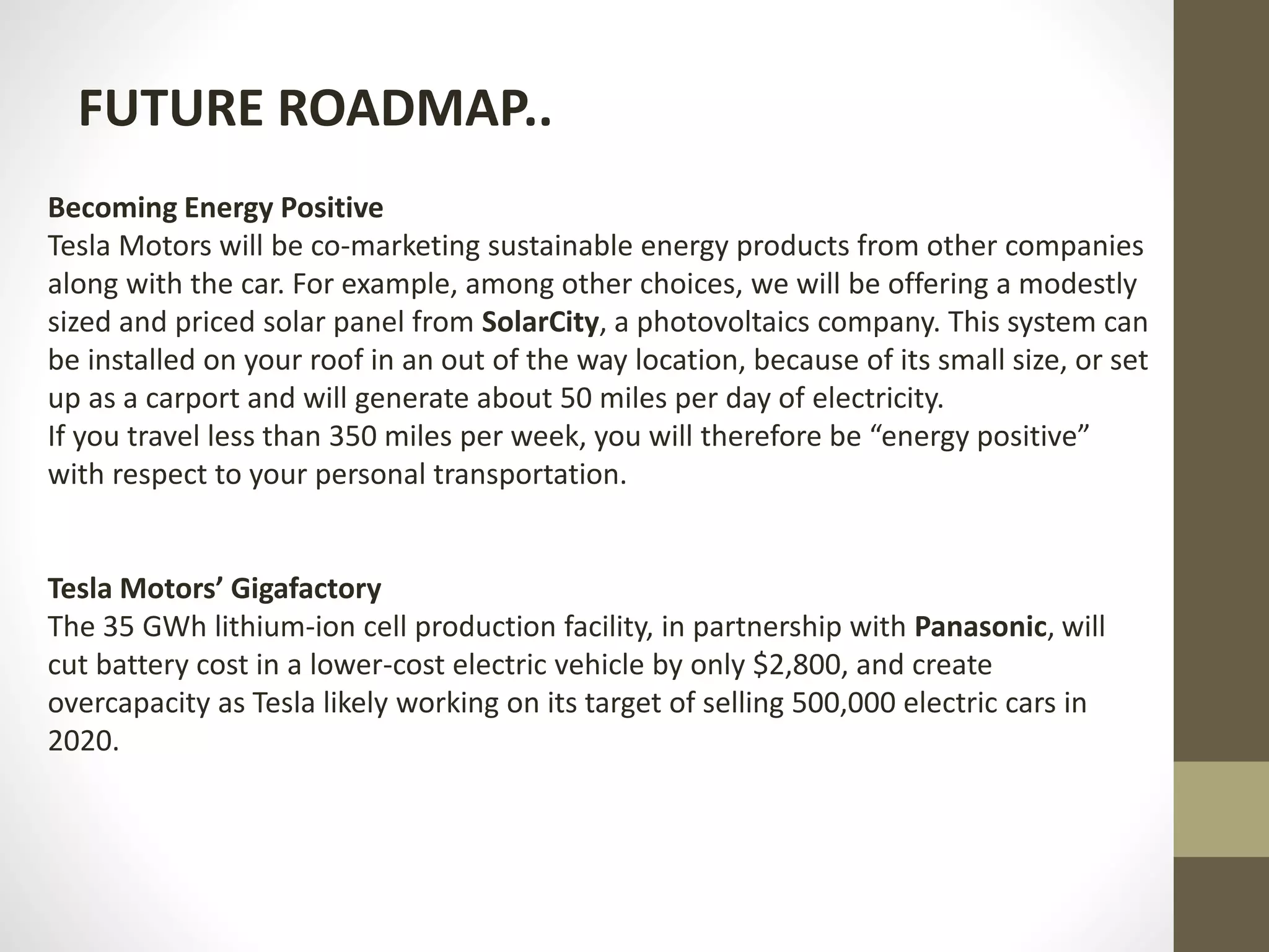 Tesla motors presentation | PPTX