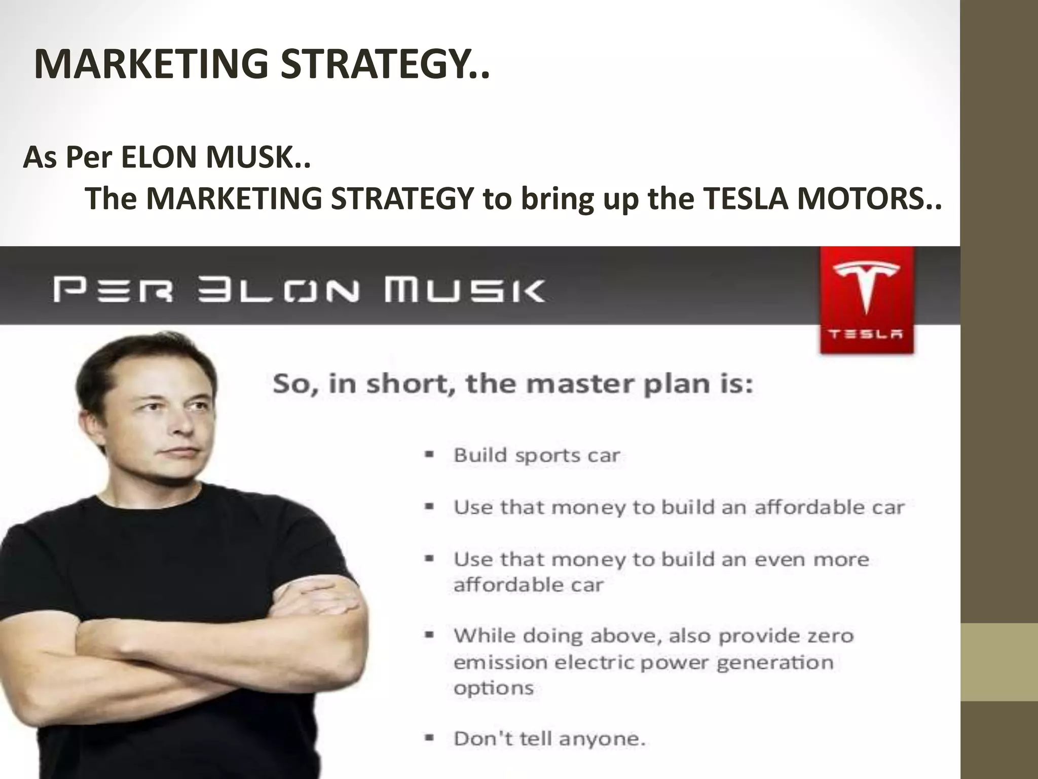 Tesla motors presentation | PPTX