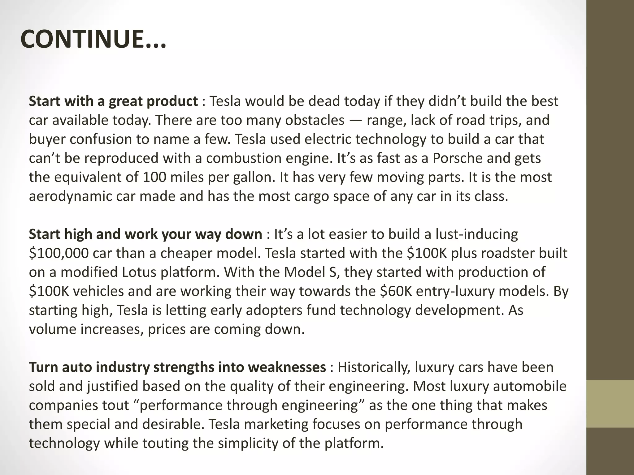 Tesla motors presentation | PPTX