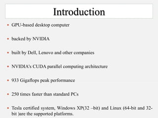 Tesla personal super computer | PPTX