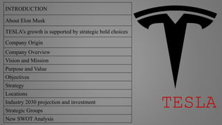 tesla PP.pptx | Automotive Industry | Industries