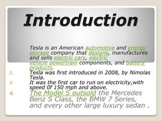 Tesla ppt | PPTX | Automotive Industry | Industries