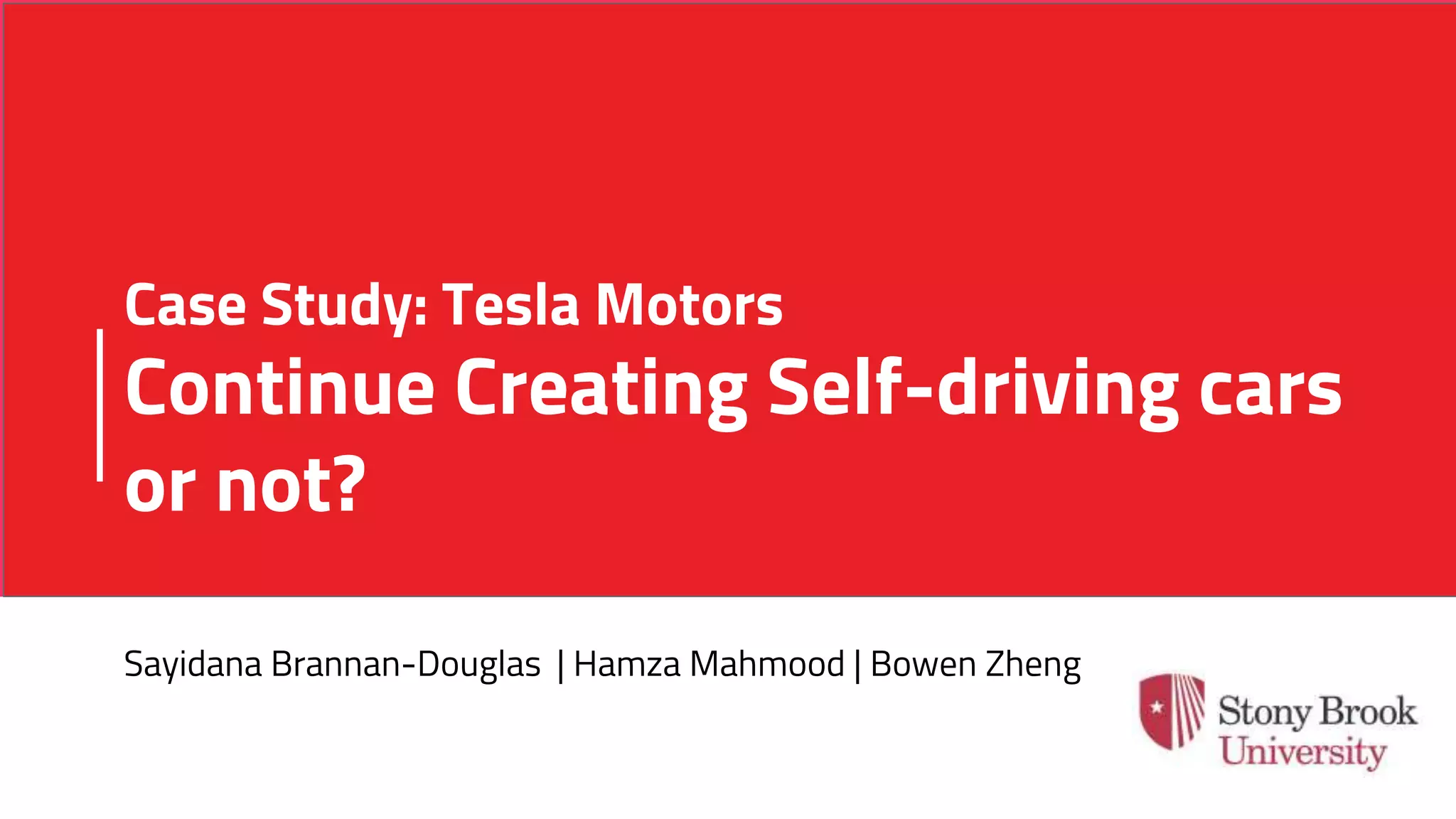 Case Study: Tesla Motors | PPTX
