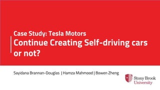 Case Study: Tesla Motors | PPTX | Automotive Industry | Industries
