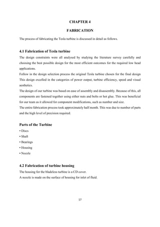 Tesla turbine report | PDF