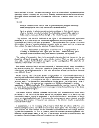 Tesla Under Water Communications | PDF