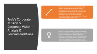 Tesla vision and mission | PPTX