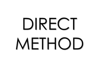 TESL methodology- Direct Method | PPTX