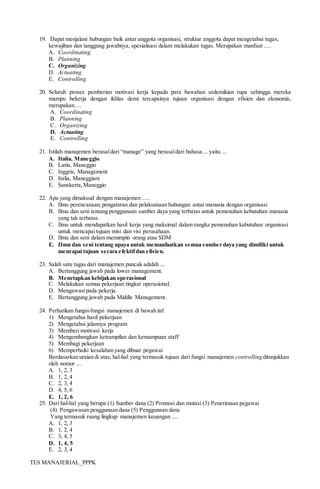 LATIHAN SOAL TES MANAJERIAL.doc