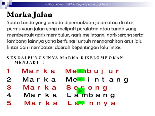 Marka Jalan | PPT