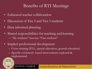 Implementing a RTI Model for ELLs: An Urban Case Study | PPT