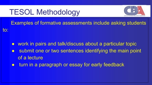 TESOL 2-Unit 1-Language Assessment.pptx | Standardized Testing ...