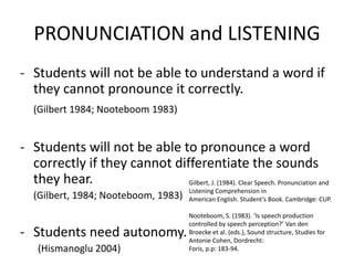 Practicing Pronunciation Online | PPT