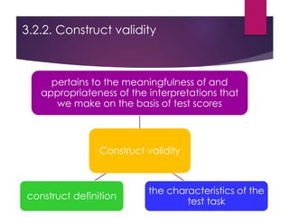 Fundamental concepts and principles in Language Testing