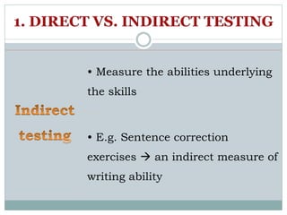 Types of tests and types of testing | PPTX