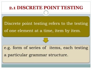 Types of tests and types of testing | PPTX