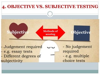 Types of tests and types of testing | PPTX